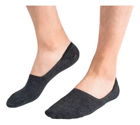 Calcetas Invisibles No Show Silacon Algodon Unisex Cuotas Sin Interés