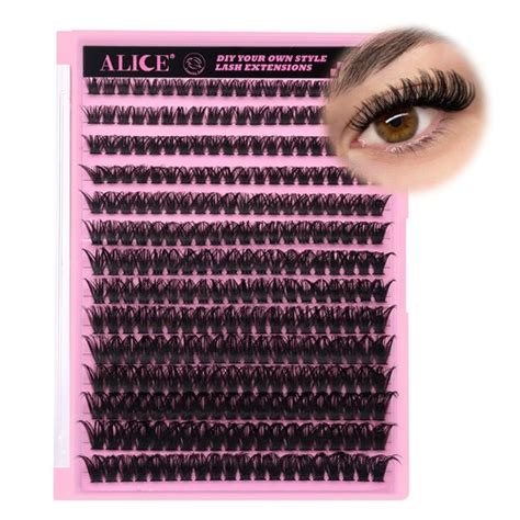 280pcs Wispy Individual Lashes Diy Eyelash Extensions 8 16mm D Curly