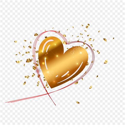 골든 발렌타인 하트 디자인 3d 장식적인 발렌타인 데이 Png 일러스트 및 벡터 에 대한 무료 다운로드 Pngtree