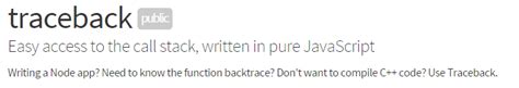 Get Call Stack Information In Nodejs Coding Defined