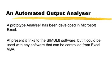 Ppt Automated Analysis Of Simulation Output Data And The Autosimoa Project Powerpoint