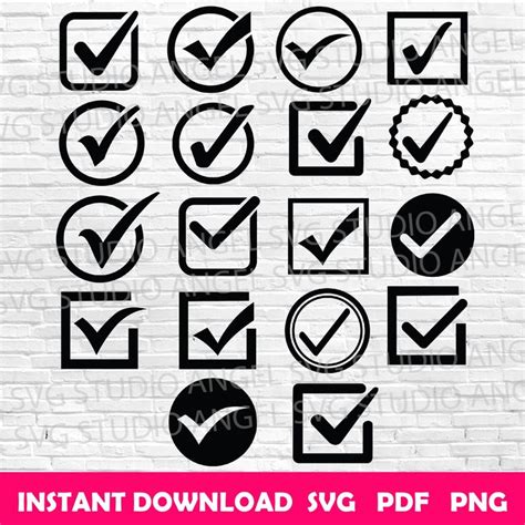 Checkmarks Svg Checkmark Svg Checkmarks Svg Cut Files Checkmarks Cricut Svg Checkmark Clipart