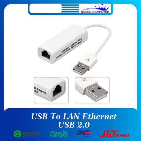Jual USB 2 0 To LAN Ethernet Adapter USB Lan Konverter USB To LAN Kota Denpasar QUEEN