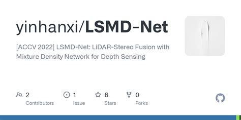 Github Yinhanxilsmd Net Accv 2022 Lsmd Net Lidar Stereo Fusion