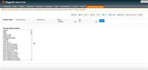 Orders Export Management For Magento By Smartcms Codecanyon
