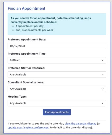 Scheduling An Appointment Guide Writing Center CU Denver College Of Liberal Arts And Sciences