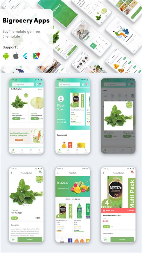Flutter Grocery Bigrocery In Flutter Grocery App