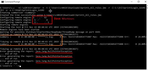 Javalangnullpointerexception Error In Jmeter Non Gui Mode Stack Overflow