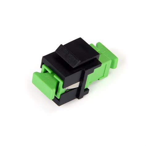 Fiber Optic Coupler SC APC SC APC Single Mode Simplex ABS Adapter Shenzhen Bestwe Electronics