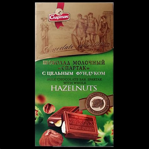 Купить Шоколад фабрики Спартак Каталог продукции