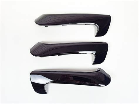 Накладки на ручки дверей Гранта, Калина 2 (люкс, черный лак) - купить с ...