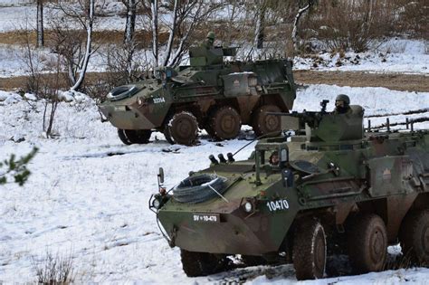 Slovenian Armored Vehicles Bolster Ukraines Front Line Defenses As