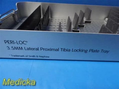 Used Smith And Nephew Peri Loc 35mm Lateral Proximal Tibia Locking Plate