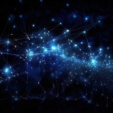 Premium Ai Image Abstract Neural Network Background