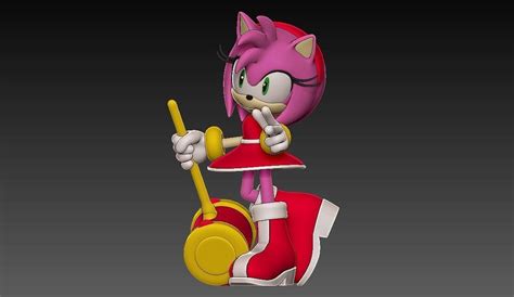 Amy Rose 3d Model 3d Printable Cgtrader