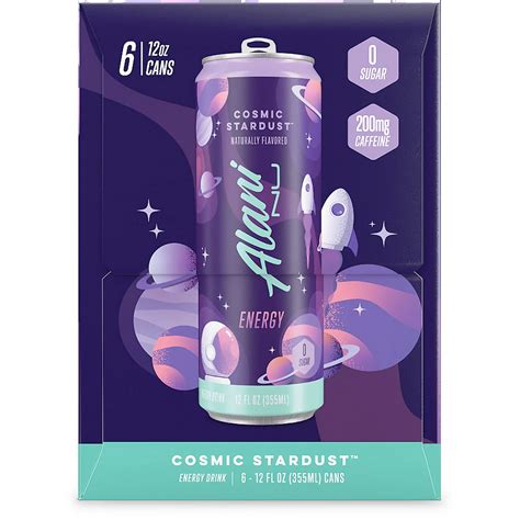 Alani Nu Energy Rtd Cosmic Stardust 6 Pack Academy