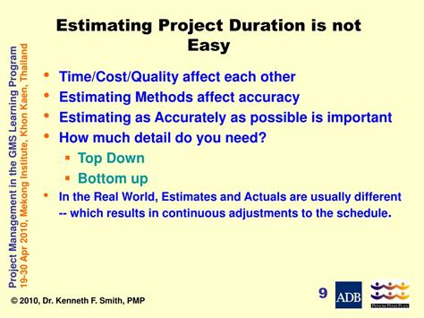 PPT Estimating Activity Times Ultimately Project Duration PowerPoint Presentation ID 3999519