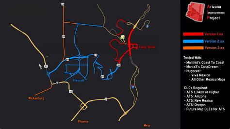 Arizona Improvement Project V1 5 2 Phoenix Rebuild Map Ats American