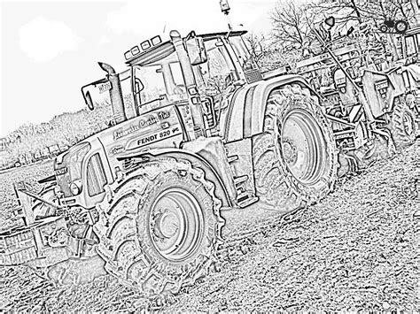 Kleurplaat Fendt Trekker Kleurplaat Fendt Ausmalbilder Traktor Fendt