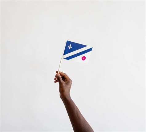 Small Franco Albertan Flag Paper Pack Of 50 Acfa