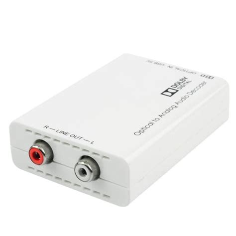 Optical Audio Dac With Dolby Digital Decoder Audio And Video From Lindy Uk
