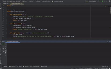 Github Hackerwithdrip Python Passwordmanager Check The Readme File