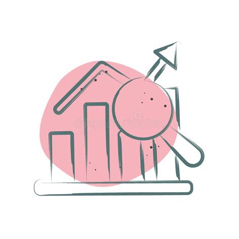 Icon Analysis Related To Business Analysis Symbol Color Spot Style Simple Design Editable