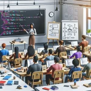 Exploring Coding Techniques Coding Study Scene Ai Art Generator