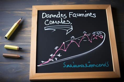 Economics Demand Curve Analysis Chalkboard Premium Ai Generated Image