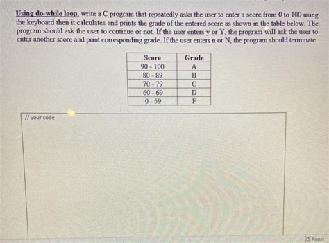 Solved Using Do While Loop Write A C Program That