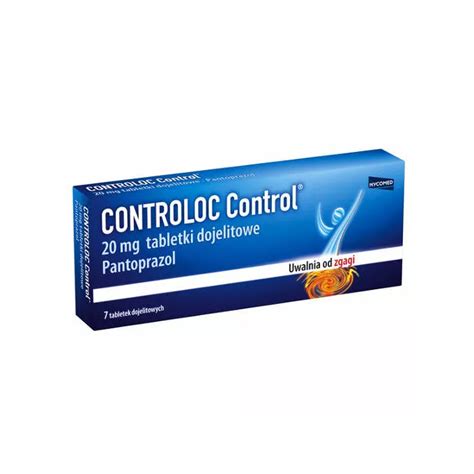 Controloc Control 20 Mg 7 Tabletek Dojelitowych Opinie Skład I Cena