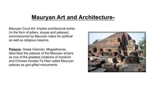 Mauryan Empire Architecture