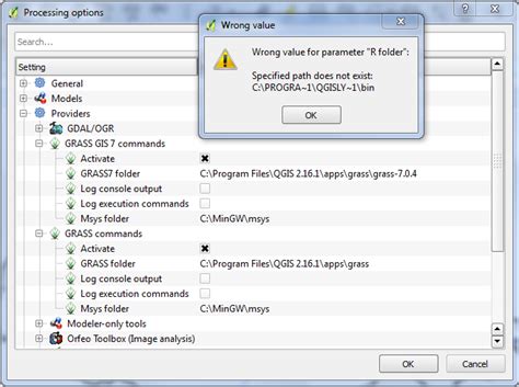 Qgis 2 16 Grass 7 Missing Dependencies Windows 7 64 Geographic