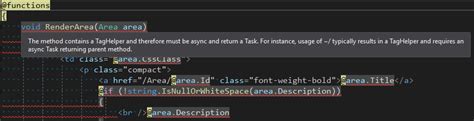 C Async In Razor Page Functions Stack Overflow