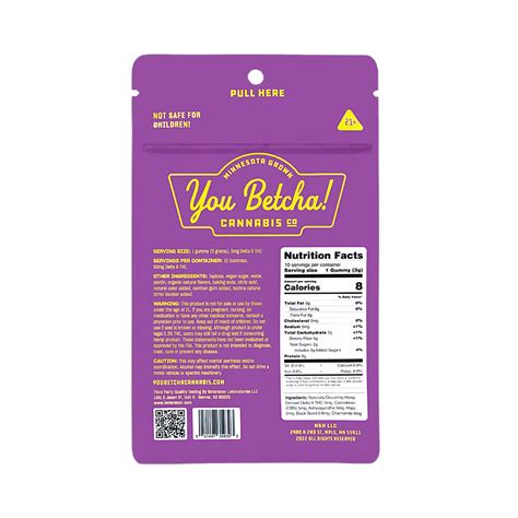 You Betcha Nighttime Thc Gummies Cbd Rs