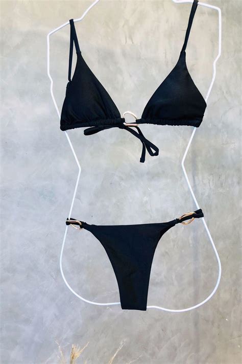 Comprar Conjunto De Biquíni Preto Lojas Mayara Lira Shop