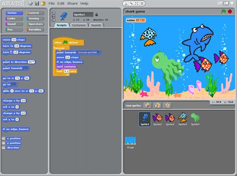 Scratch Shark Game Technologymaggie Lynch