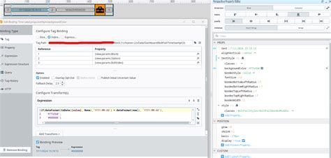 Changing Background Color Of Label Based On Tag Value Matching Date In