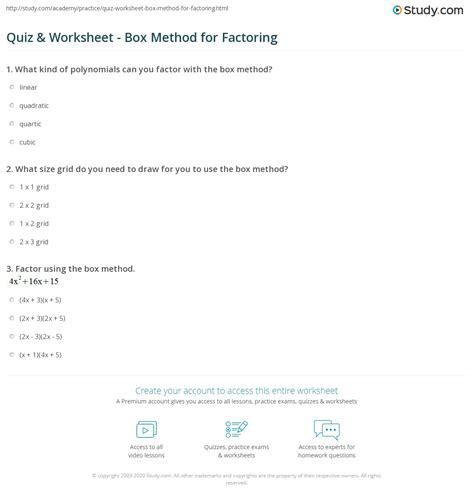 Factoring By Grouping Worksheet Ame My Id