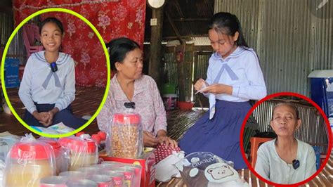បងស្រីខៀវពៅជាអ្នកធ្វើនំខ្មែរលក់ចិញ្ចឹមបងស្រីពិការភ្នែកនិងចៅស្រីកំព្រាបា