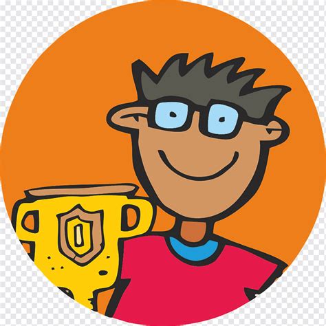 소년 승리 성공 남자 자랑스러워 미소 우승자 트로피 승리 Png Pngwing