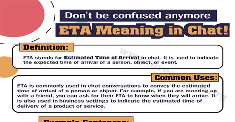 What Does Mean Eta At Sara Gardner Blog