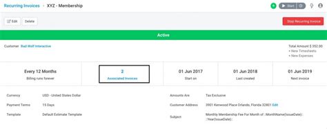 How Do I Set Up A Recurring Invoice Avaza Support
