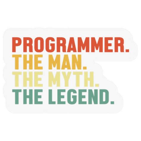Mens Programmer Man Myth Legend Coder Engineer Software Developer