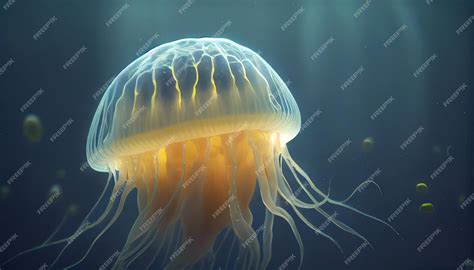 Premium Photo Endangered Jellyfish Cruises In The Warm Water Under