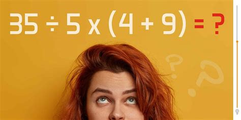 Math Iq Challenge You Are Intelligent Therefore Test Your Math Level With Todays Iq Test 35 ÷