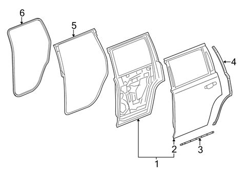 Cadillac Escalade Door Shell Rear Escalade 84253591 Stingray Chevrolet Plant City Fl