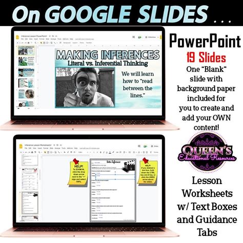 Inference Lesson Plan And Powerpoint Reading Comprehension Making Inferences Inferring