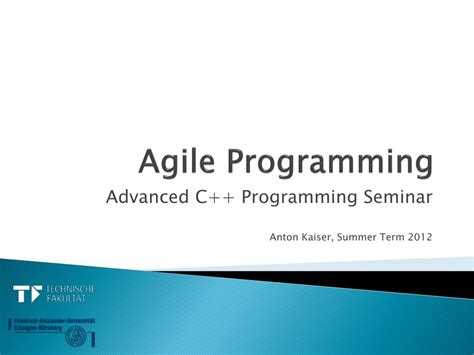 Ppt Agile Programming Powerpoint Presentation Free Download Id1082275