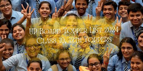 Up Board Topper List 2024 Out Meet Class 10th 12th Toppers Know Their Marks